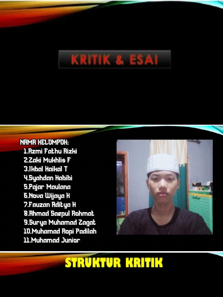 Bahasa Indonesia Kritik Essai | PDF