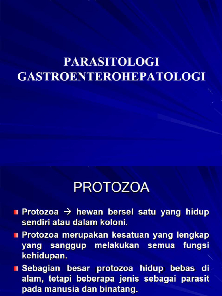 Parasitologi GEH | PDF