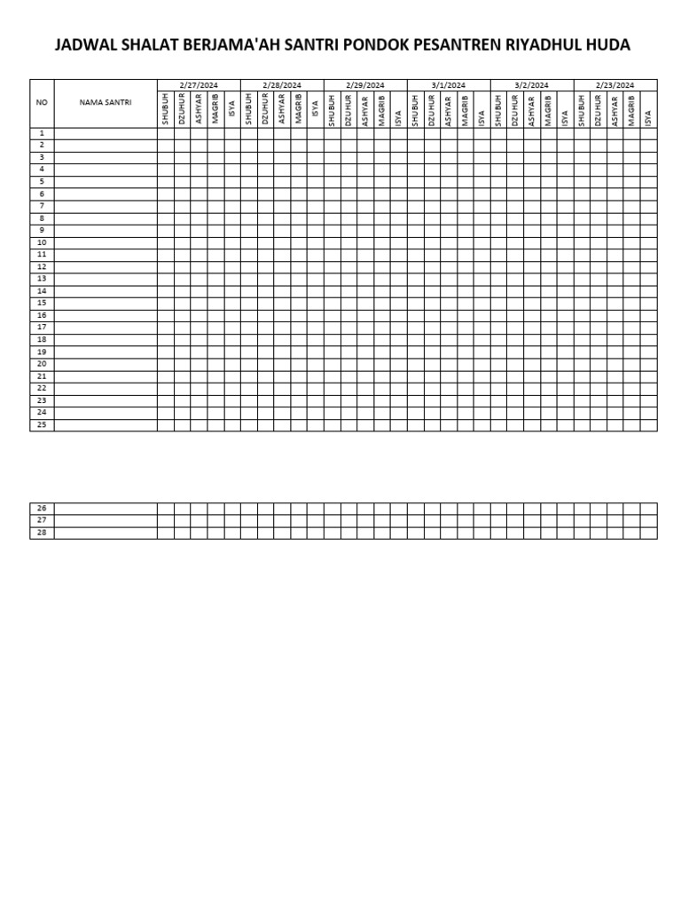 Pondtren Riyadhul Huda | PDF