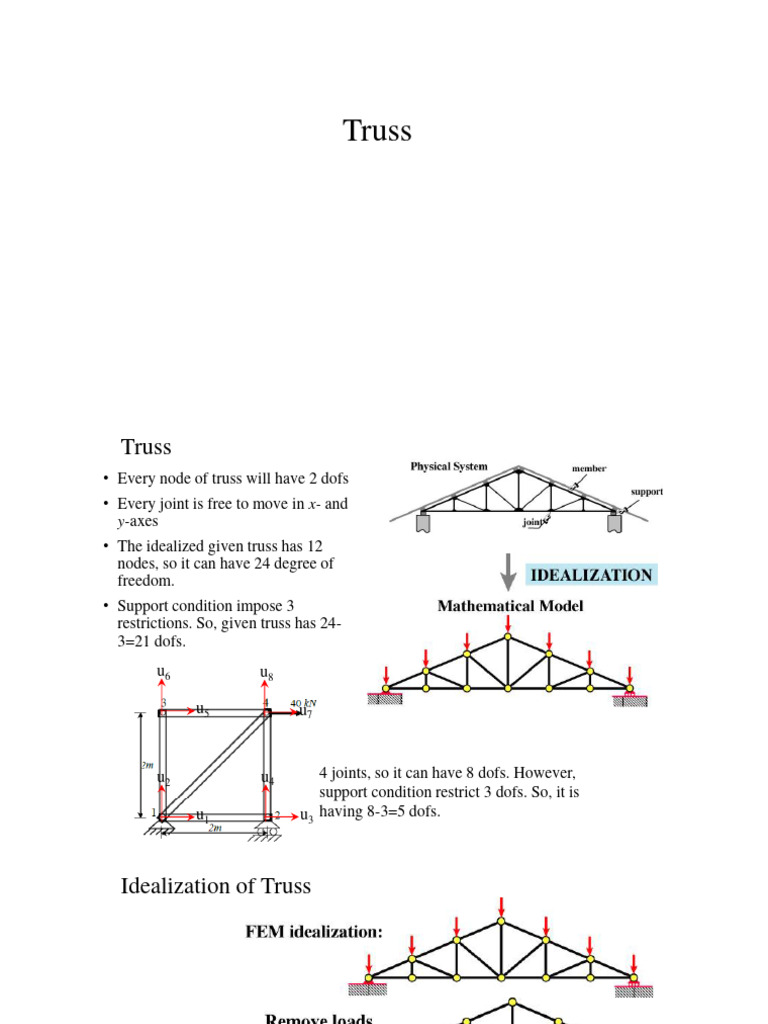 Truss | PDF | Mechanics | Mathematical Analysis