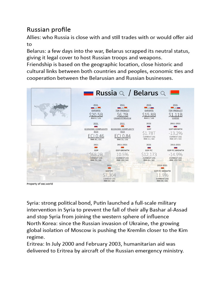 Document | PDF | Russia | World Politics
