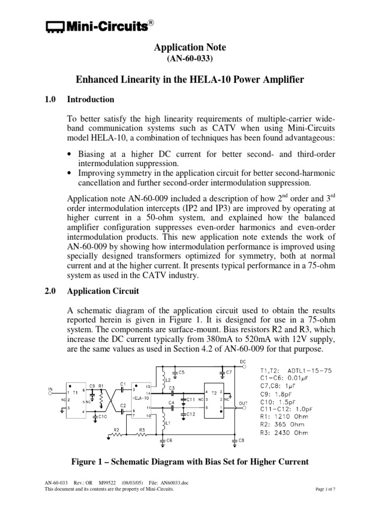 An 60033 | PDF | Electrical Engineering | Signal Processing