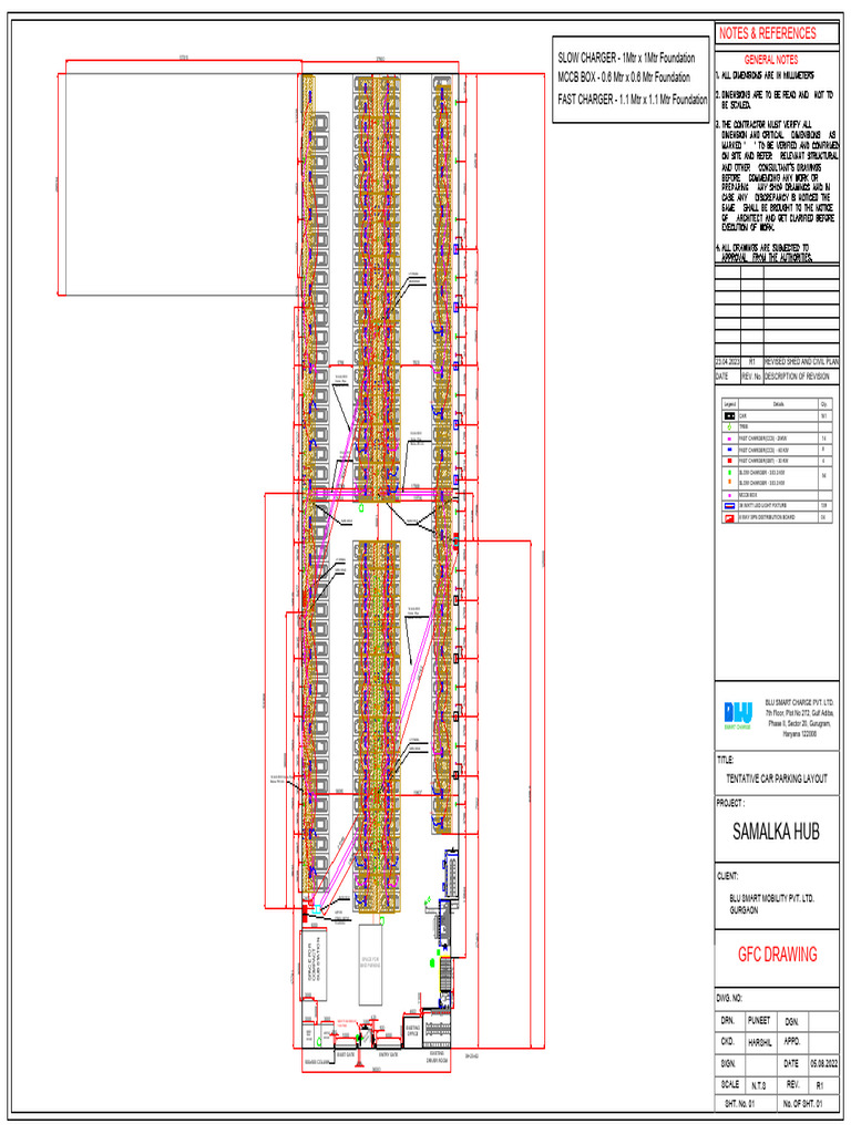 Samalkha r7 (r1) - 22.04.2023 Final-Electrical Layout 2 | PDF