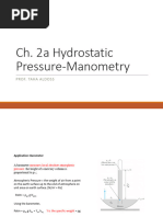 Manometry Calculation Details | PDF | Pressure Measurement | Pressure