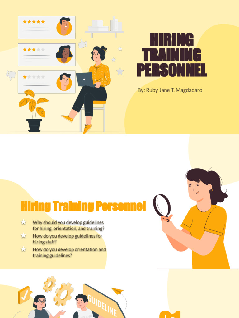 Hiring Training Personnel | PDF | Business