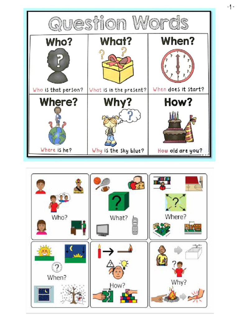 Question Words | PDF