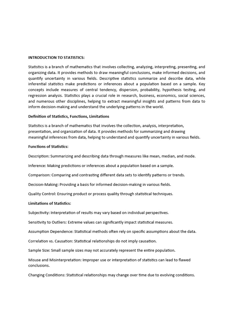 chapter 1 AND 2-b.s. | PDF | Statistics | Data Analysis