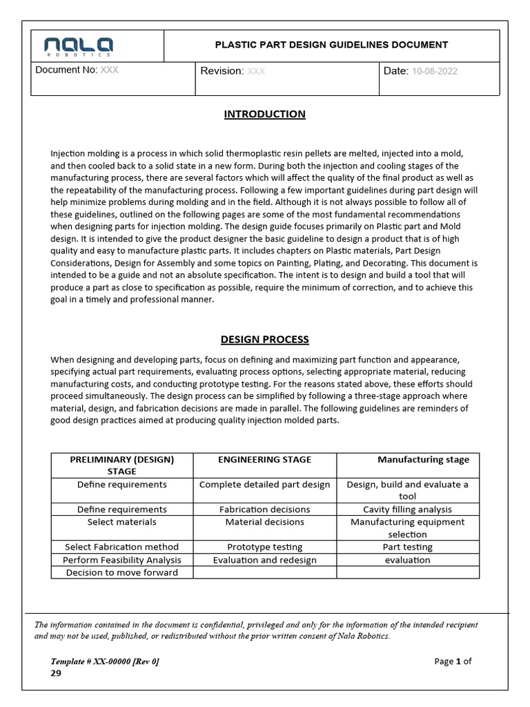 Plastic Design Guidelines | PDF | Welding | Construction