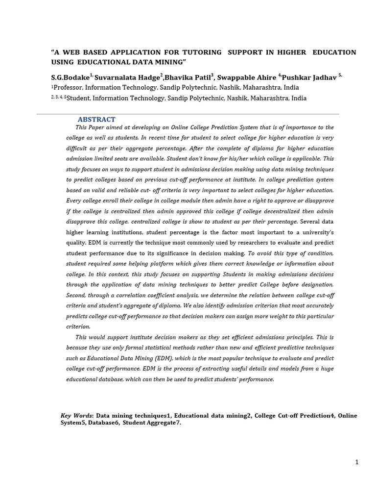 IRJMETS Traffic | PDF | Traffic | Data Mining