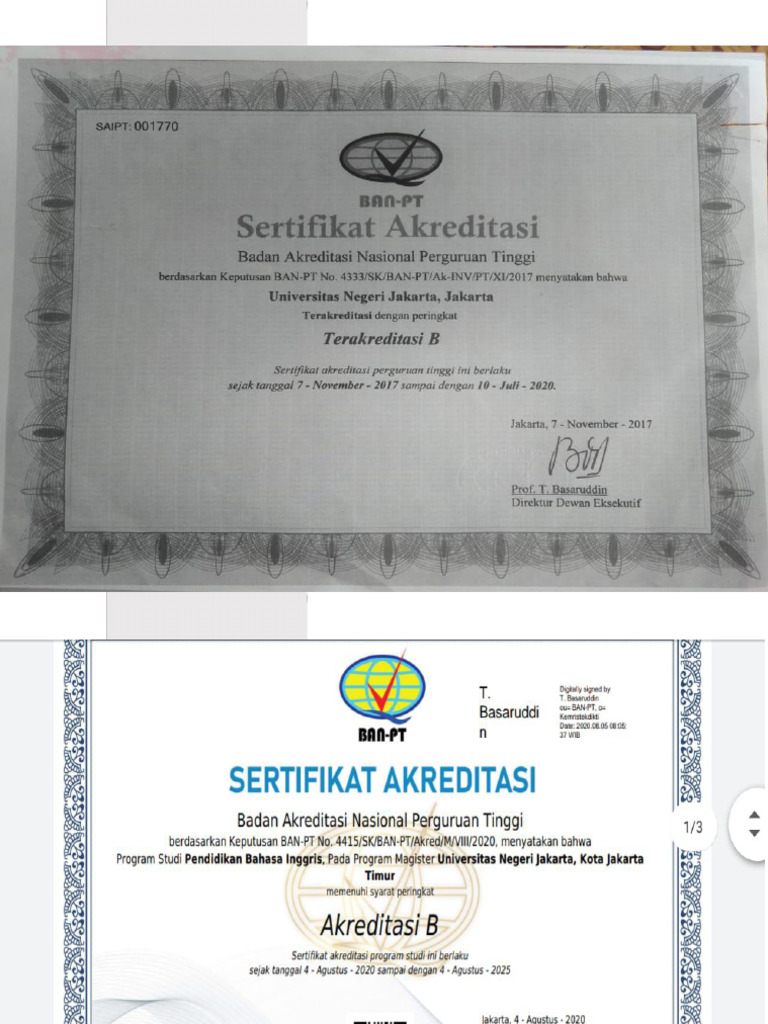 University & Study Program Accreditation | PDF