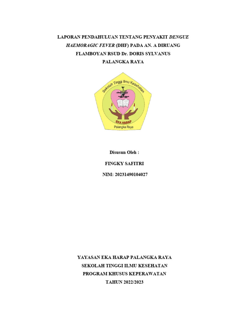 LP & ASKEP DHF (Fingky Safitri) PPKA (Repaired) | PDF | Sains & Matematika