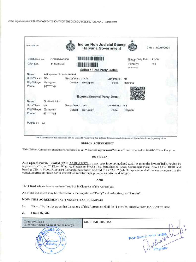 Rent Agreement Singh | PDF
