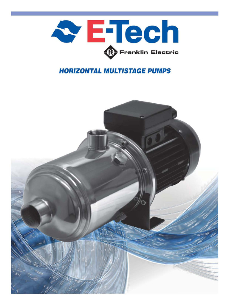 Etech EH Series | PDF | Electric Motor | Pump