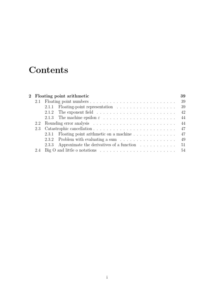 Chap2 Float | PDF | Numbers | Computing