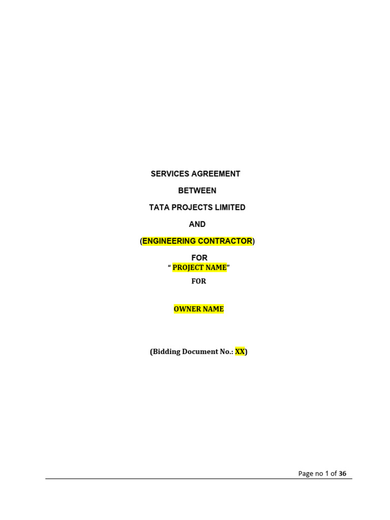 GCC For Engineering Services | PDF | Indemnity | Professional Liability ...