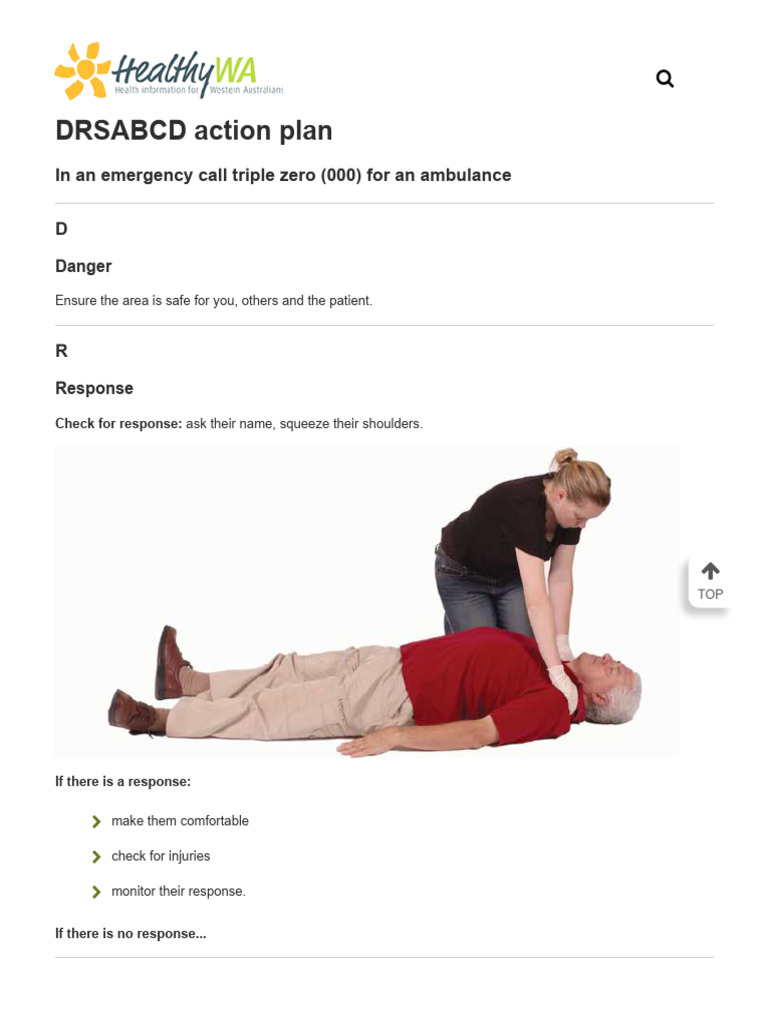 DRSABCD Action Plan | PDF