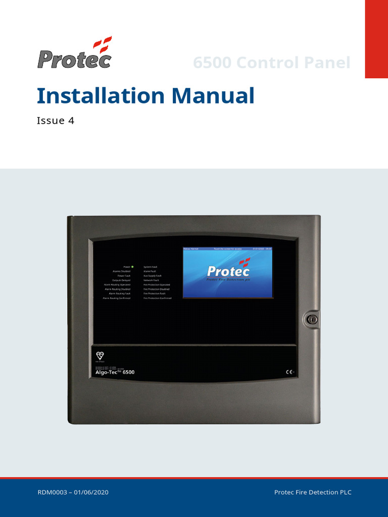 6500 Intsallation Manual | PDF | Electrical Wiring | Manufactured Goods