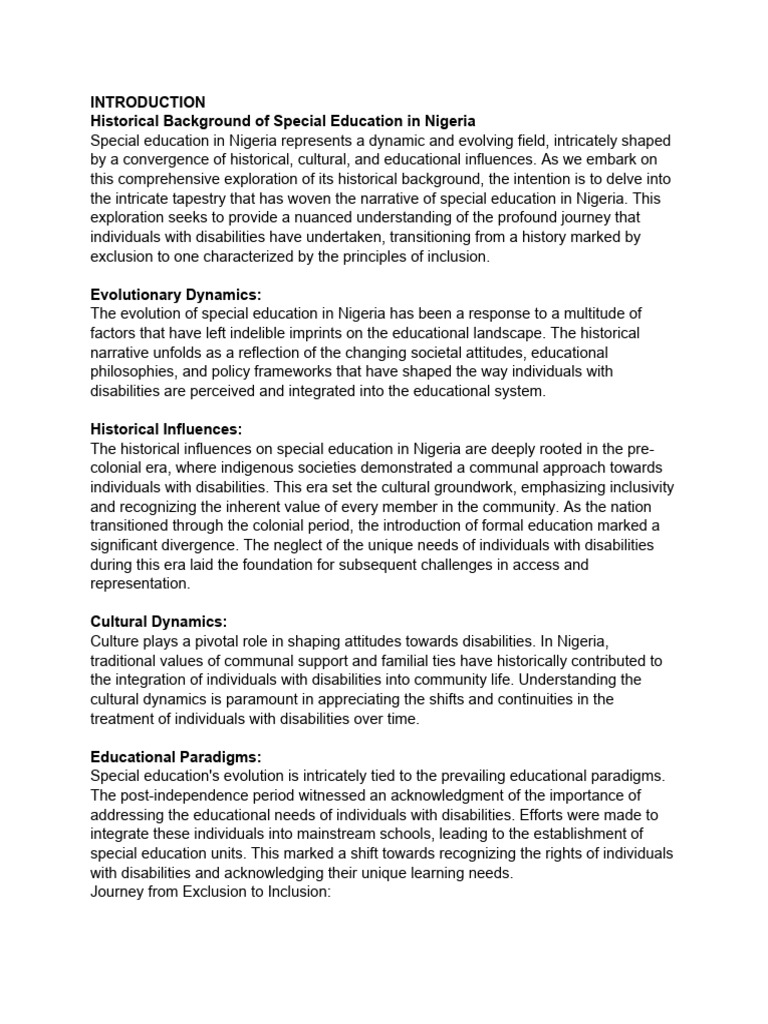 Edu 303 Assignment | Download Free PDF | Special Education | Inclusion ...