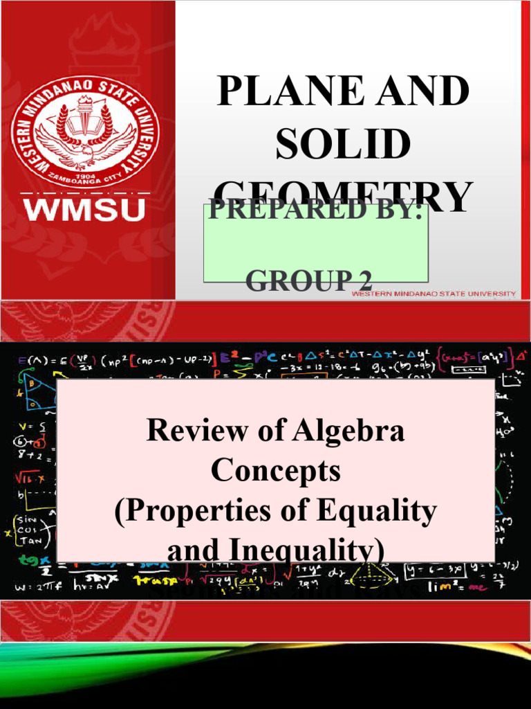 ALGEBRA-CONCEPT Group2 | PDF | Line (Geometry) | Inequality (Mathematics)