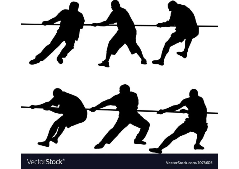 People Pulling Rope Vector 1075605 | PDF