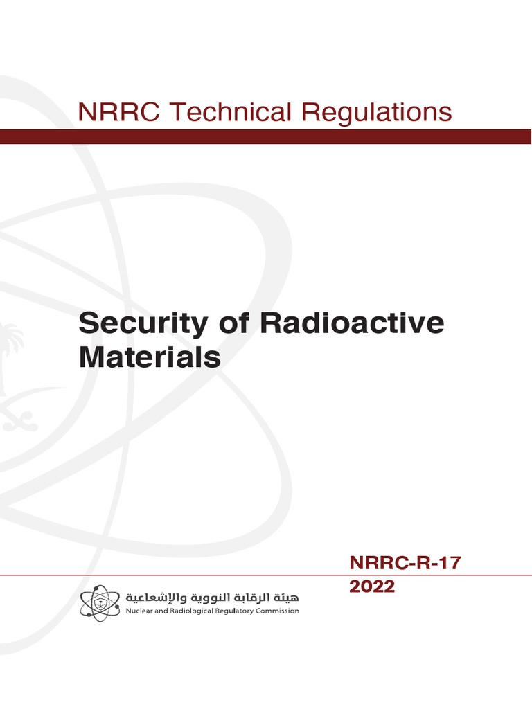 Security Regulations for Radioactive Materials | PDF | Computer ...