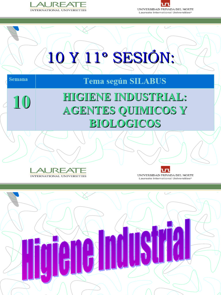 CLASE - 10 - Y - 11 - DE - SYST Higiene Ind | PDF | Patógeno | Infección