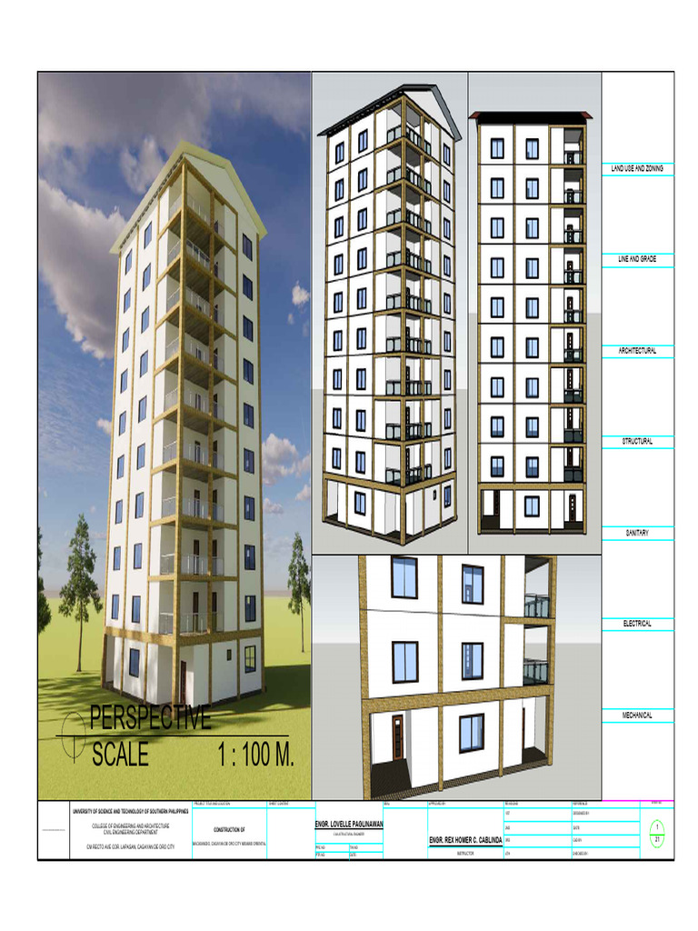 10-Storey Commercial Building | PDF | Physical Sciences | Engineering
