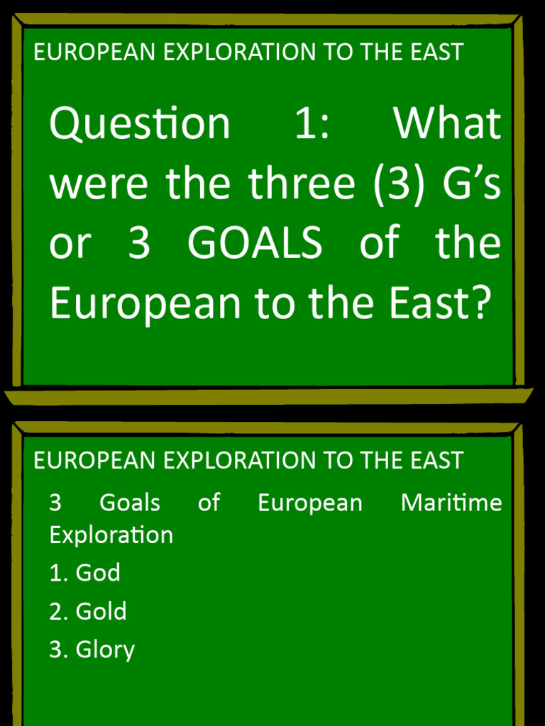 European Maritime Exploration Goals | PDF | Spanish Empire | Age Of ...