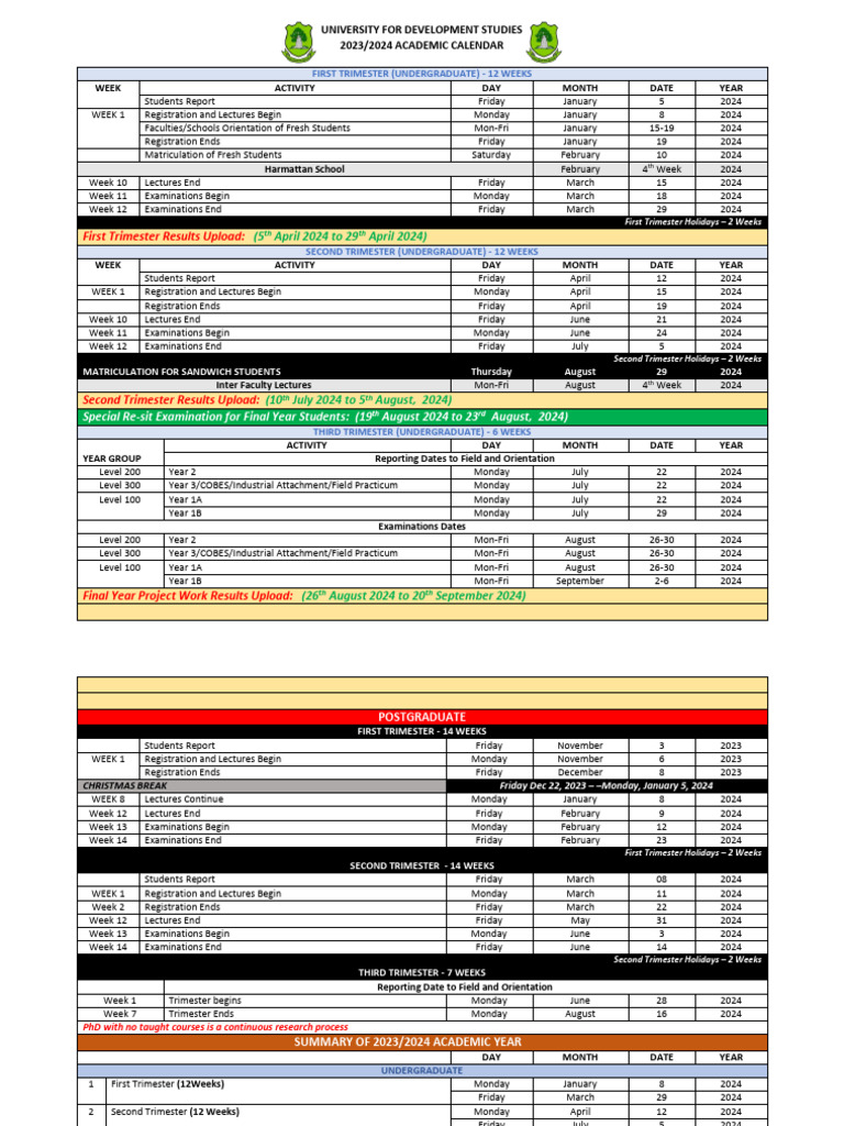 2023-2024 Academic Calendar | PDF | Academic Term | Schools
