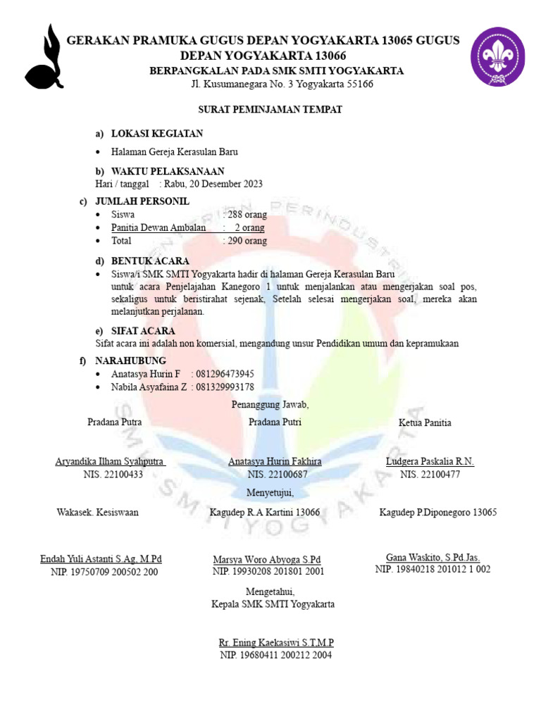 Acara Penjelajahan Kanegoro 2023 | PDF