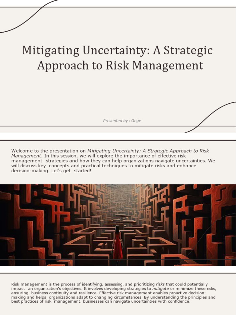 Wepik Mitigating Uncertainty A Strategic Approach To Risk Management by ... Wepik Mitigating Uncertainty A Strategic Approach To Risk Management by ...