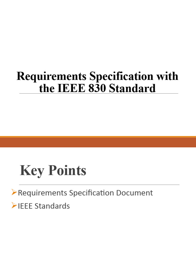8-Requirements Documentation Standards | PDF | Specification (Technical ...