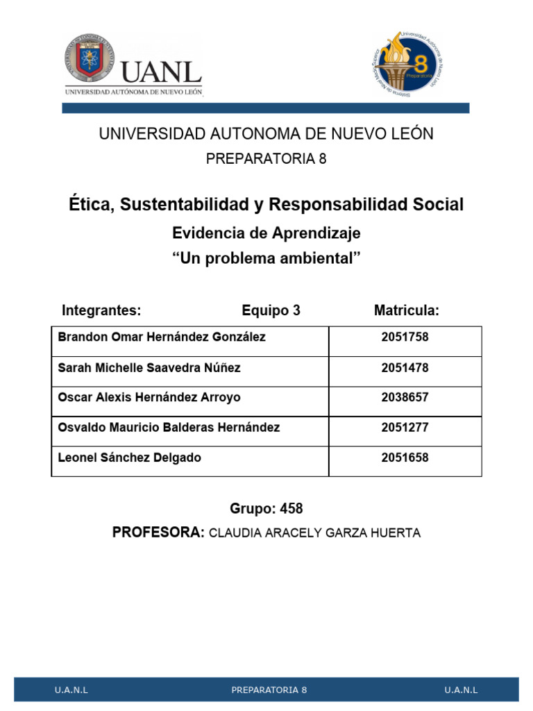 Equipo 3 Ev1 Esrs | PDF | Moralidad | Business