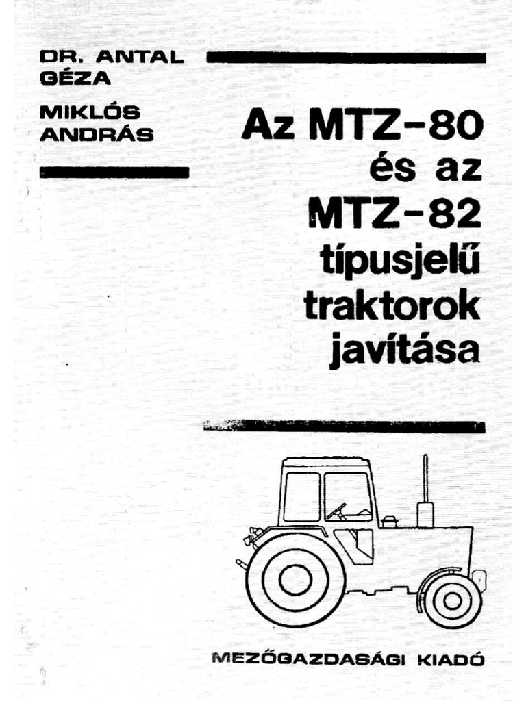 MTZ 80 82 Szerelesi Utmutato | PDF