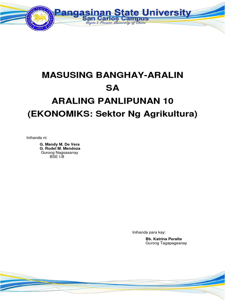 De Vera - Mandy - M & Mendoza - Rodel - M - Final Revised | PDF