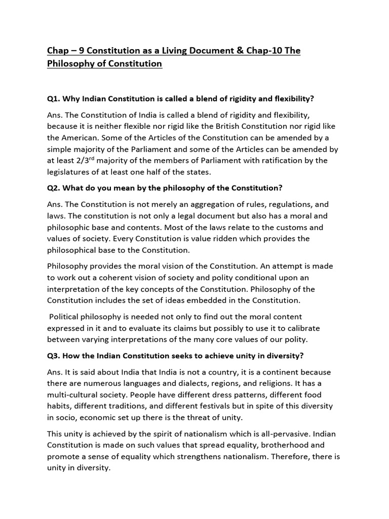 CH 9 Constitution As A | PDF | Constitution | Rights