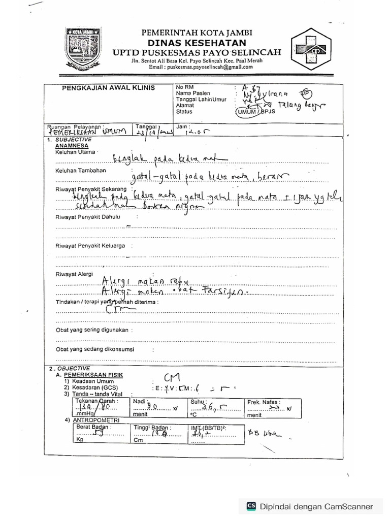 5.3.2.a Bukti TBAK Dan SBAR Dalam RM | PDF