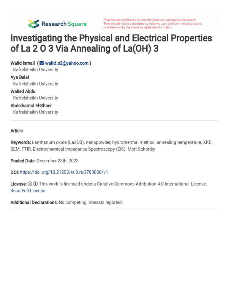 v1 Covered | PDF | Electrical Resistivity And Conductivity | Nanoparticle