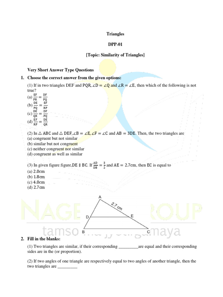 Chapter 6 Triangles | Download Free PDF | Triangle | Classical Geometry