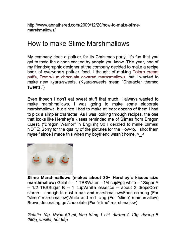 Slim Marshmallow | PDF