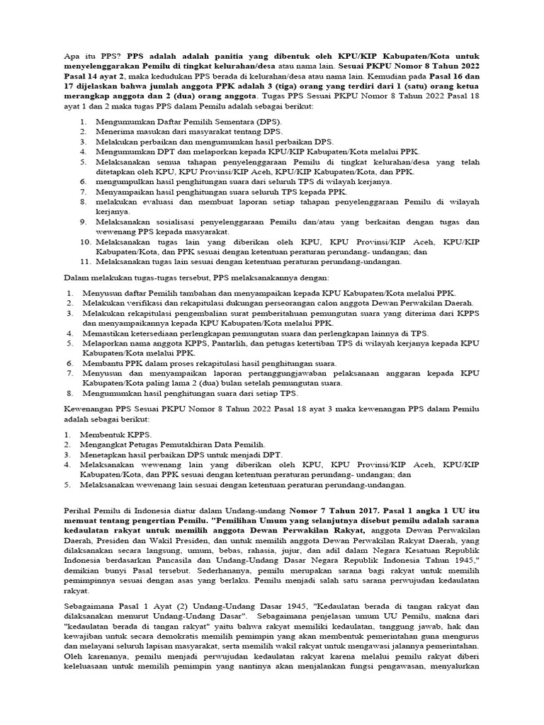 Apa Itu PPS Materi | PDF