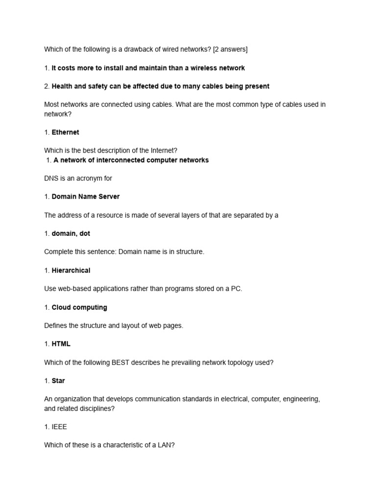 FDC Reviewer | PDF | Computer Network | Osi Model