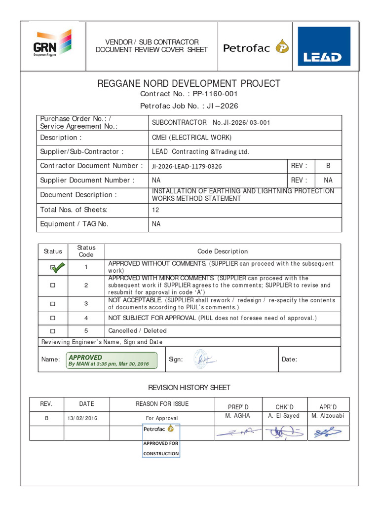 25.JI-2026-LEAD-1179-0326 Rev B MS FOR-EARTHING AND LIGHTNING ...
