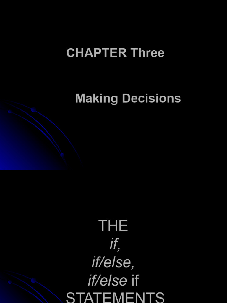 Chapter 3 | Download Free PDF | Control Flow | Computer Science