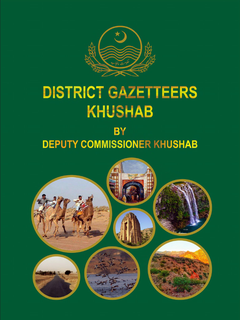 Khushab District Gazetteer Overview | PDF | Physical Geography | Earth Sciences