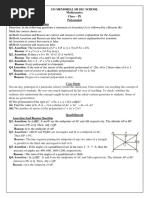 Class IX Heron's Formula Worksheet | PDF | Area | Triangle