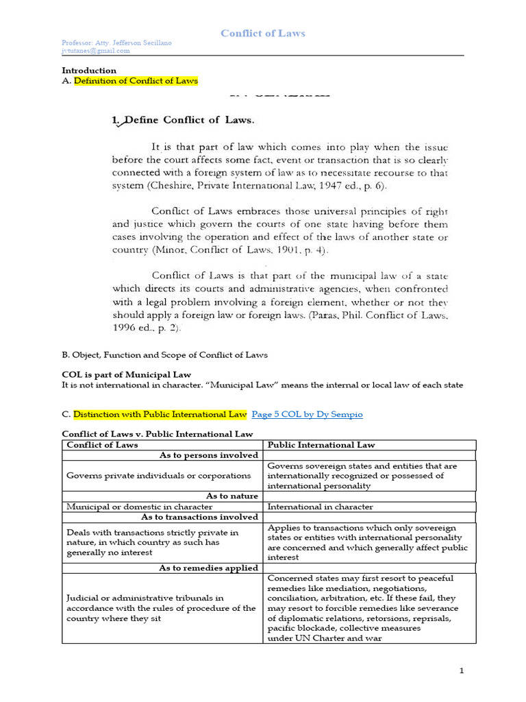 1-COL_Introduction | PDF | Common Law | Evidence (Law)