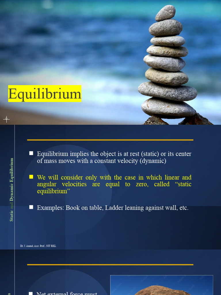 Understanding Static Equilibrium Concepts | PDF