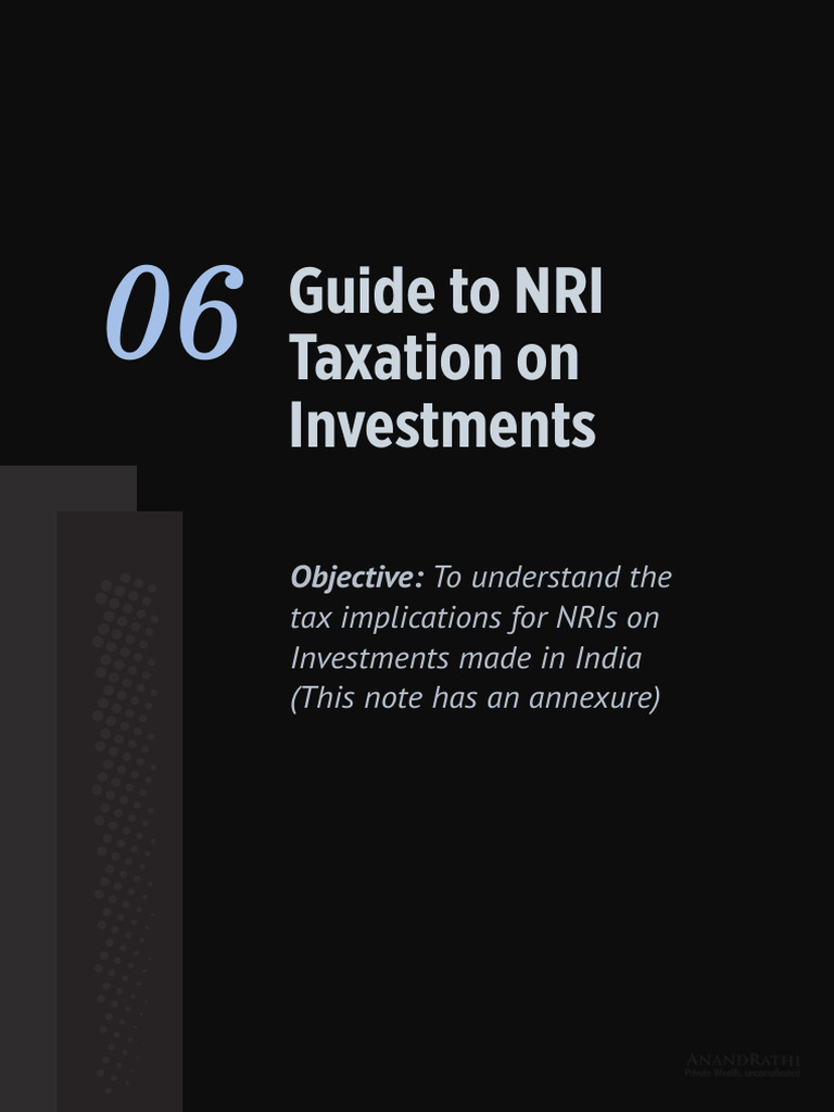 Knowledge Series E2 Guide to NRI Taxation 2023 | PDF | Taxes | Double ...